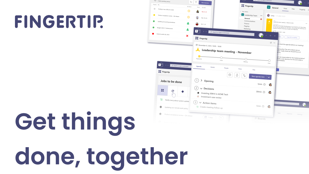 Fingertip - Get things done, together