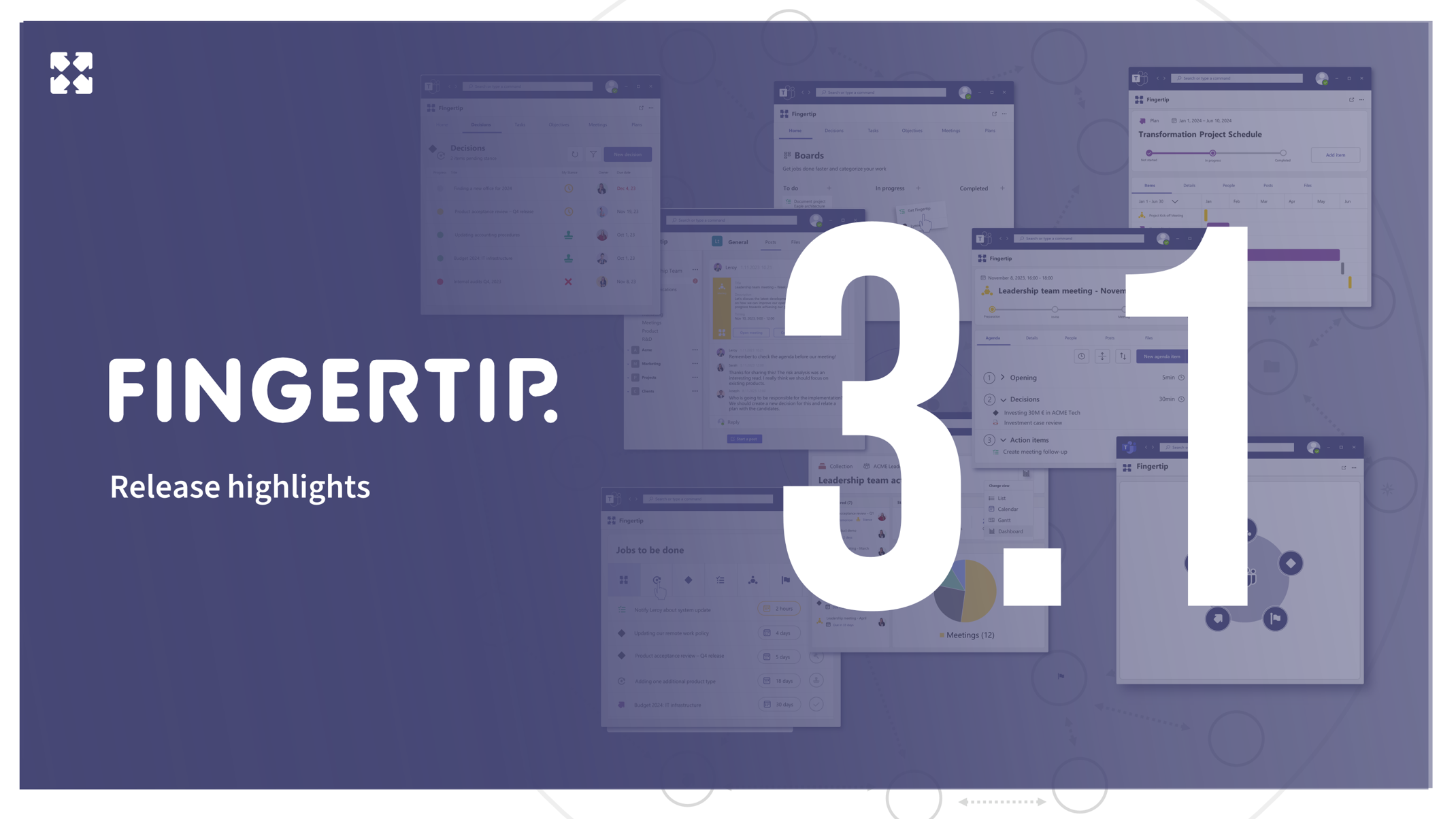 Fingertip 3.1 Release Highlights